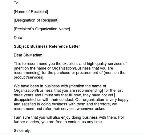 11 Practical Reference Letter Examples And Formats