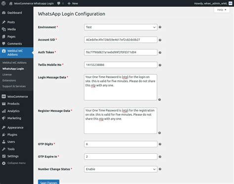 Guide For WooCommerce WhatsApp OTP Login