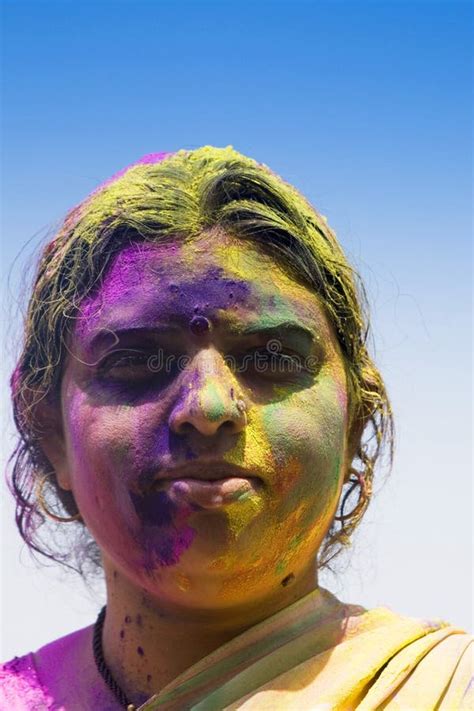 Holi Festival India Editorial Image Image Of Asia Costume 340448395
