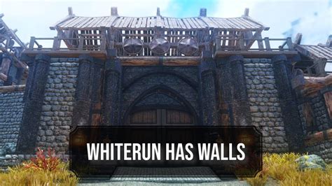 Skyrim Mod Whiterun Has Walls Youtube