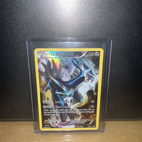 Dialga Xy77 Full Art Holo Ultra Rare Black Star Promo Pokemon Tcg Card