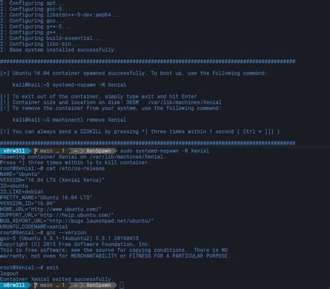 Github X Rw Ll Xenspawn Helper Script For Spawning A Minimal Ubuntu Container Ready For