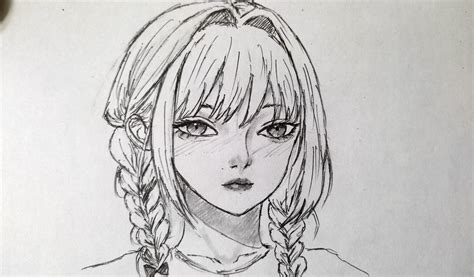 Pretty Anime Girl By Miabartsartworks On Deviantart
