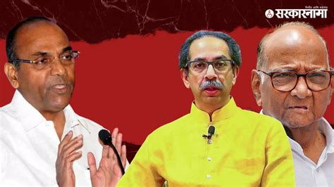 ठाकरेंची पवारांवर कडी रायगडमधून लोकसभेसाठी अनंत गीतेंच्या नावाची घोषणा
