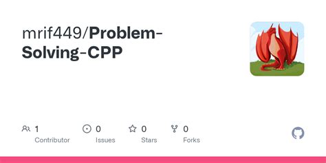 GitHub Mrif449 Problem Solving CPP