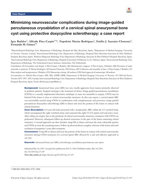 Pdf Minimizing Neurovascular Complications During Image Guided