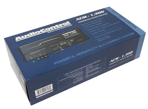 AudioControl ACM 1 300 Monoblock 2 Ohm 300W Micro Class D Motorcycle Amplifier