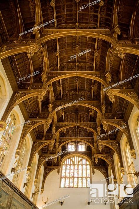 Ceiling Of The Great Hall Hampton Court Palace Surrey England Oak