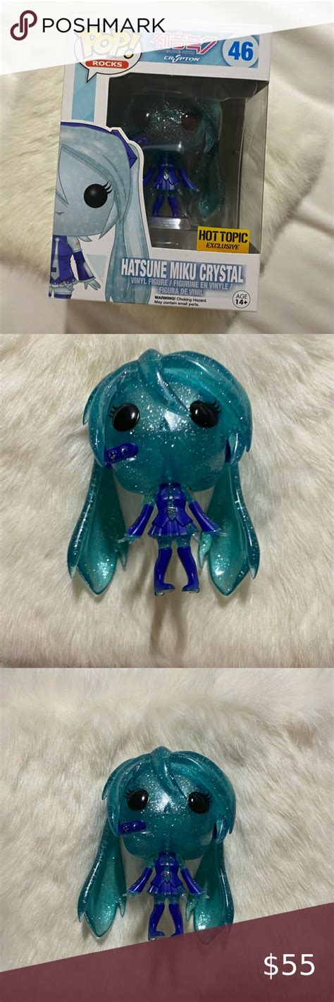 Hatsune Miku Vocaloid Crystal Funko Pop Hot Topic Exclusive Hatsune