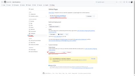 Portfolio Github Pages Custom Domain With Gabia
