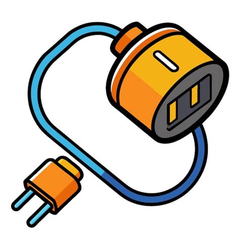 Extension Cord Clipart Vector Art And Illustration Premium Ai