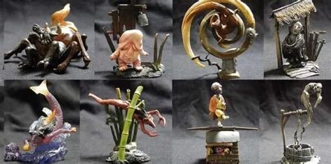 Kaiyodo Furuta Yokai Hyaku Monogatari Figure Set 1 Full Set 8 Items