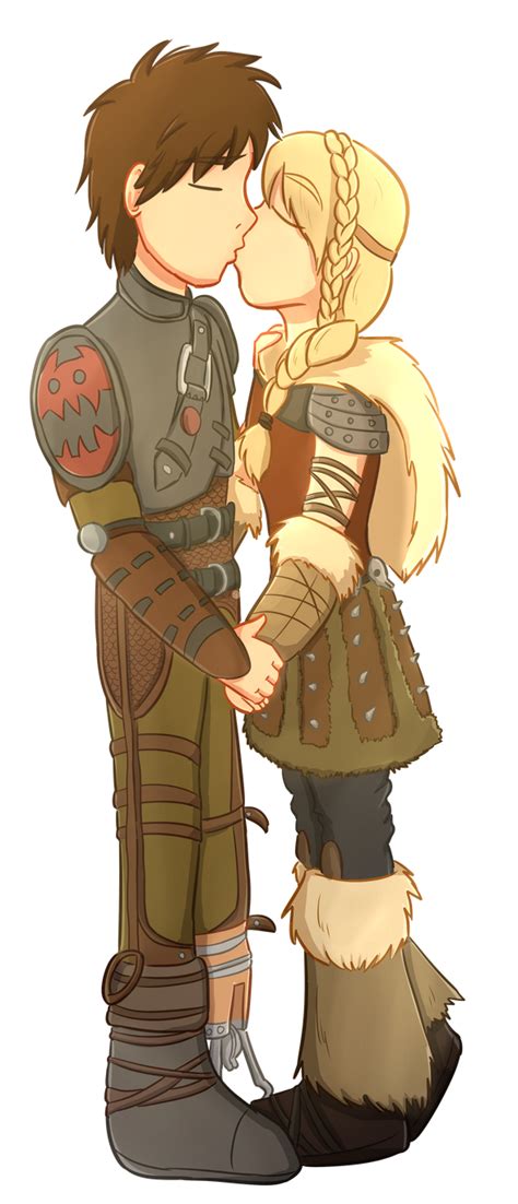 Commission Hiccup And Astrid By Foxhatart On Deviantart