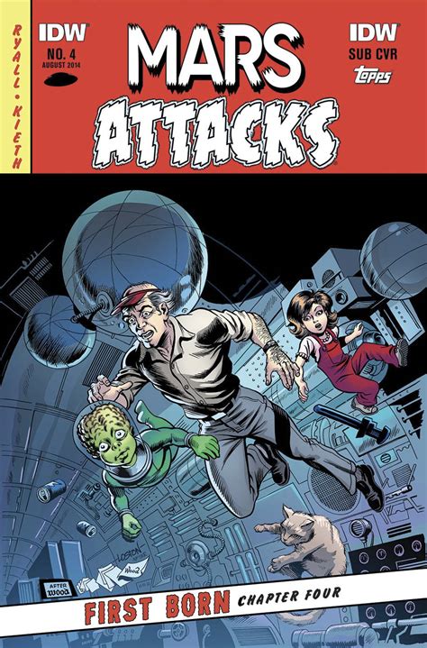 Mars Attacks First Born 4 Subscription Cover Fresh Comics
