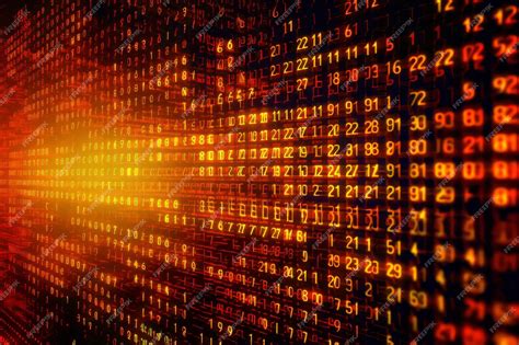 Premium Ai Image Digital Binary Data On Background D Rendering Of A Scientific Technology