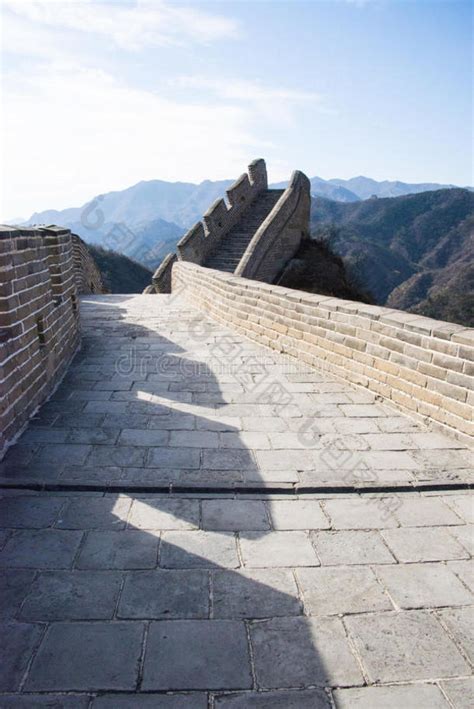 亚洲中国北京历史建筑八达岭长城 包图企业站