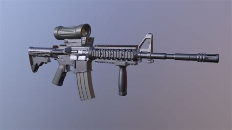 Ar15 With C79 Optic 3d Model By 3dsurf Bevel Man [8f7d3bc] Sketchfab