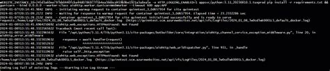 Azure ChatBot Running With Python On An Azure WebApp Not Working Stack Overflow