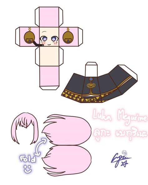 Luka Megurine Papercraft 2024