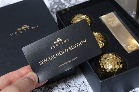 골프공선물 뻔뻔마켓 베르티니 황금바 골프공 선물 세트 럭셔리 그 자체 네이버 블로그