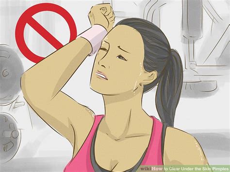 3 Ways To Clear Under The Skin Pimples WikiHow Health
