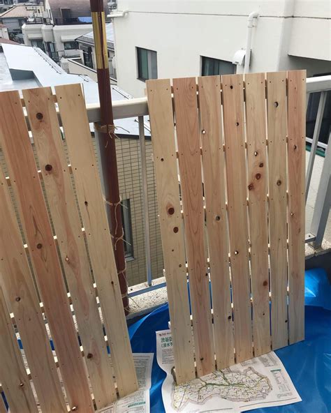 すのこ 庭 フェンス Diy