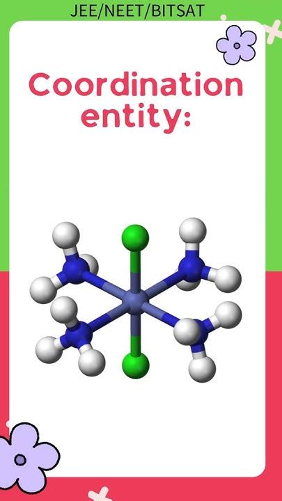 Coordination Entity Coordination Compounds Class 12 Jee 2024 Youtube
