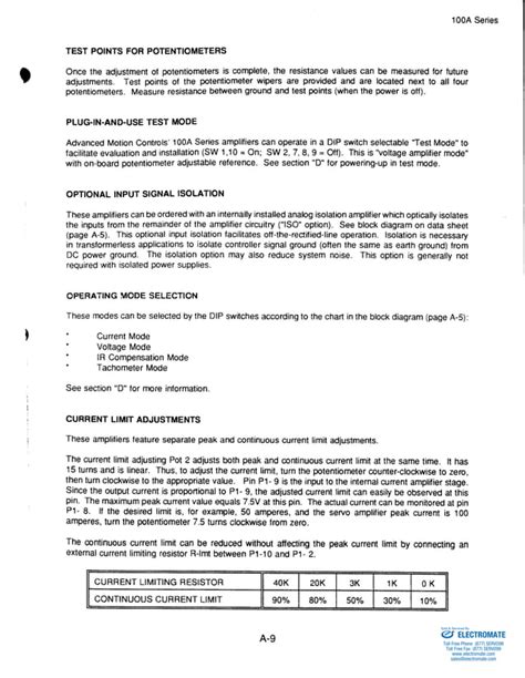 Advanced Motion Controls 100a20 Pdf