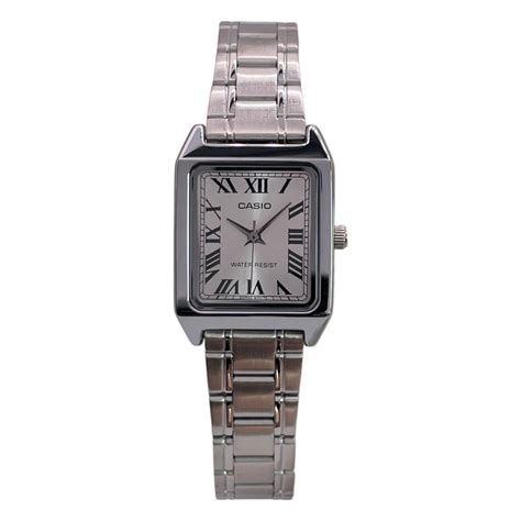 Casio Vintage Standard Womens Roman Dial Ltp V007d 7b Silver Watch