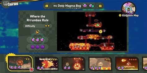 Super Mario Wonder Where The Rrrumbas Rule 100 Course Guide All