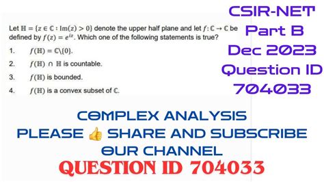 csir net mathematics december 2023 paper solution questionid704033