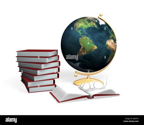 3d Rendered Conceptual Image Depicting Knowledge And Learning Stock
