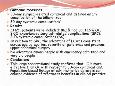 Open Vs Laparoscopic Cholecystectomy Pptx