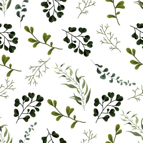 Watercolor Floral Background Seamless Pattern 22347933 Vector Art At