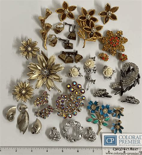 Costume Jewelry Brooch Earring Sets Colorado Premier Realty