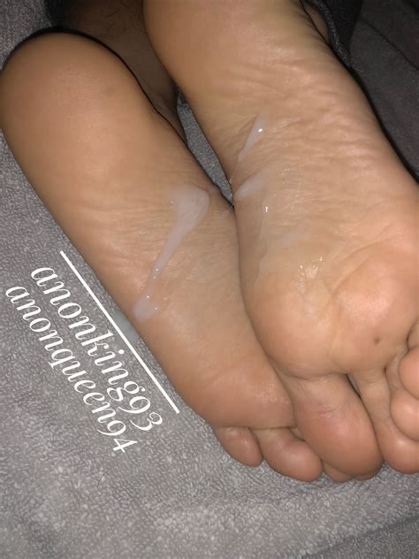 Cum On My 24 F Wifes Soles
