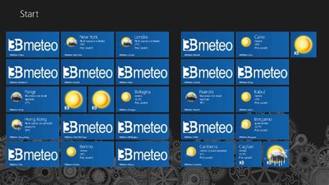 Windows 8 Weather App Previsioni Meteo Su Windows 8 3B Meteo