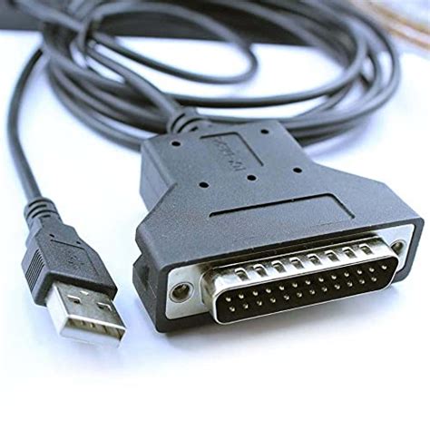 Sinforcon Usb Programming Cable Ftdi Chipset Usb To Rs232 Db25 Male
