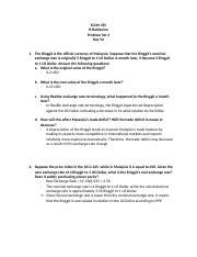 Understanding Exchange Rates Malaysia S Currency Analysis Course Hero