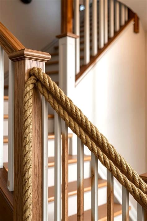 30 Rustic Farmhouse Stair Railing Ideas Designs