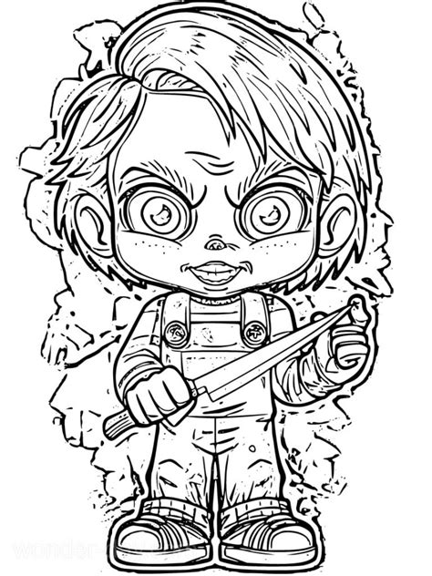 Desenhos De Chucky Para Colorir WONDER DAY Desenhos Para Colorir