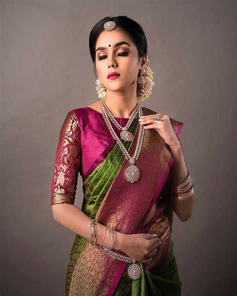 Neck Blouse Designs For Sarees