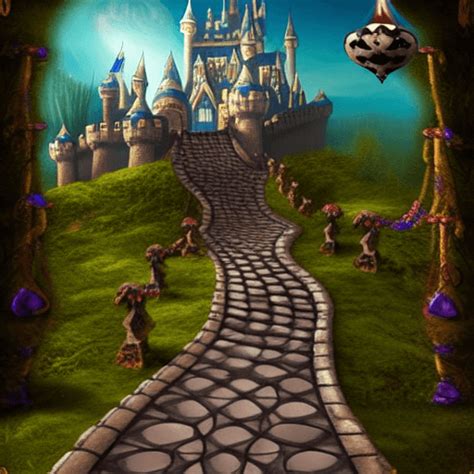 Fantasy Land Foot Path Graphic · Creative Fabrica