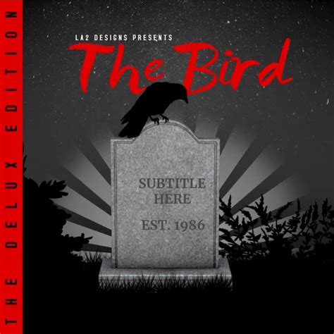The Bird V1 Album Cover Template Postermywall