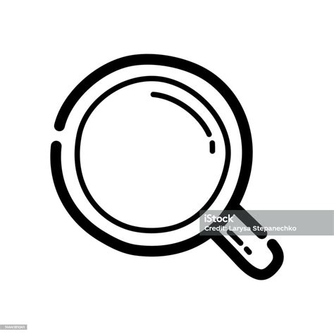 돋보기 낙서 아이콘입니다 손으로 그린 기호입니다 벡터 그림입니다 개념에 대한 스톡 벡터 아트 및 기타 이미지 개념 검사 보기 검색 Istock