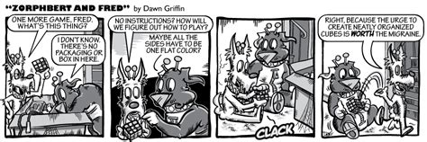Rubix Rumination Zorphbert And Fred By Dawn Griffin
