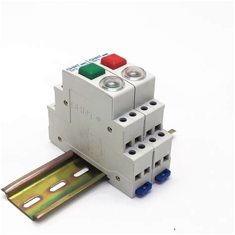 1pcs Chint Din Rail Mount Np9 Pushbutton With Signal Light 2no 1nc