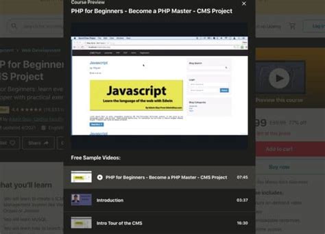 8 Best Php Courses Online The Career Project
