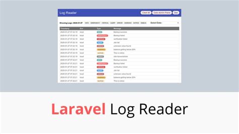 Laravel News On Linkedin Laravel Log Reader V106 Released