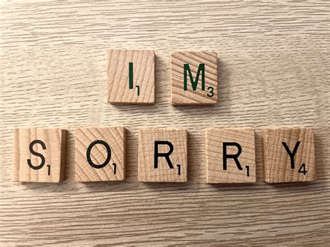 Stop Apologizing